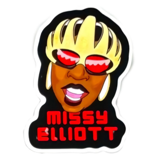 Missy Eliott Logo Sticker | NHHM Official Site