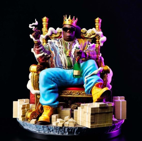 Biggie Notorious B.I.G. Invisible Bully Official Concrete Jungle Statue ...