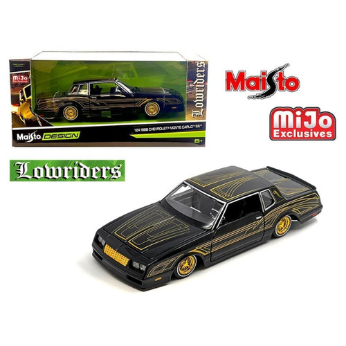 Maisto 1:24 1986 Chevrolet Monte Carlo Lowrider Diecast Model Car ...