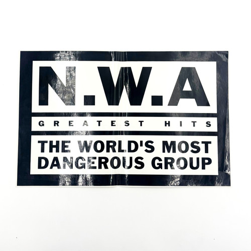 Vintage 1996 NWA Greatest Hits Large Logo Sticker | NHHM Official Site