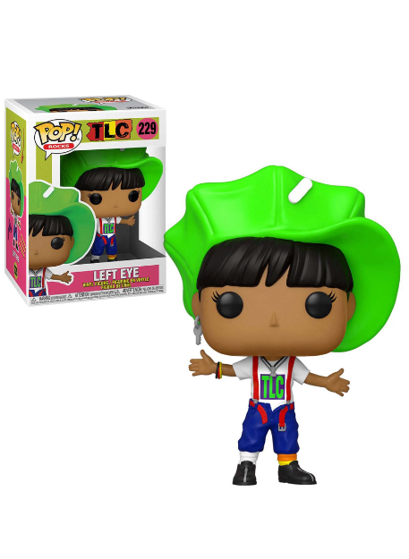 Funko POP! TLC Left Eye Green Hat Vinyl Figure | NHHM Official Site