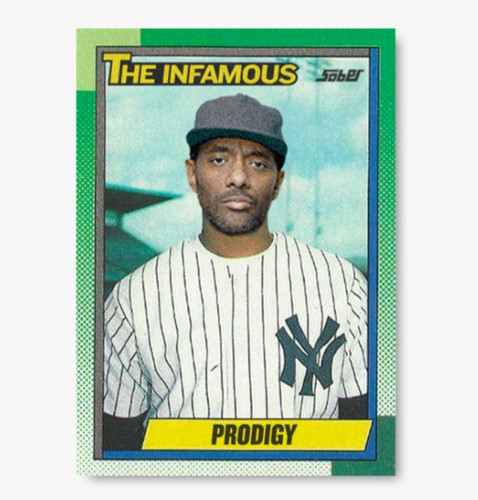 Prodigy Sober "The Infamous" Baseball Trading Card | NHHM Official Site