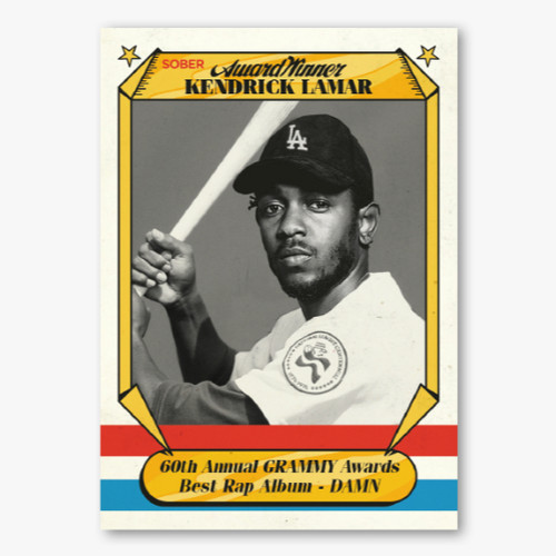 Kendrick Lamar Major League Hip-Hop Trading Cards | NHHM Official Site