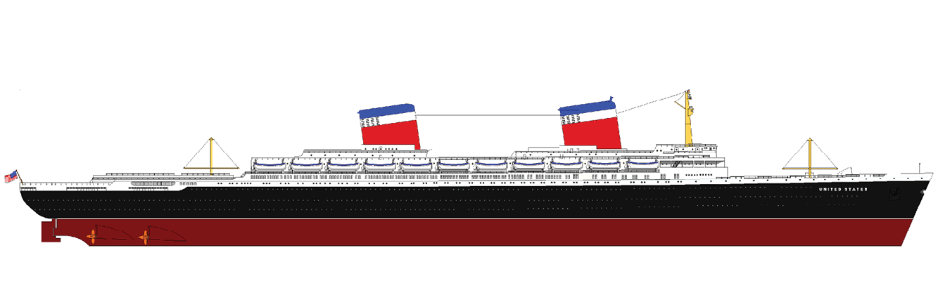 Great Ocean Liners | SS United States Fact, Figures, and Specifications