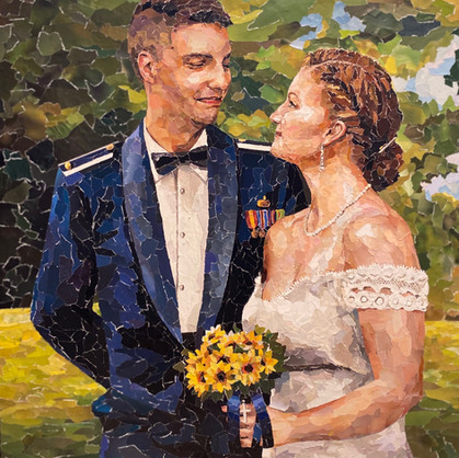 Artist- Madeline Rector Magazine Mosaics