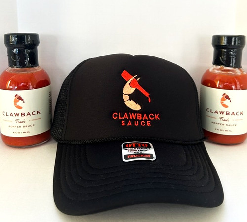Clawback Hat with OG Logo- Black | www.clawbacksauce