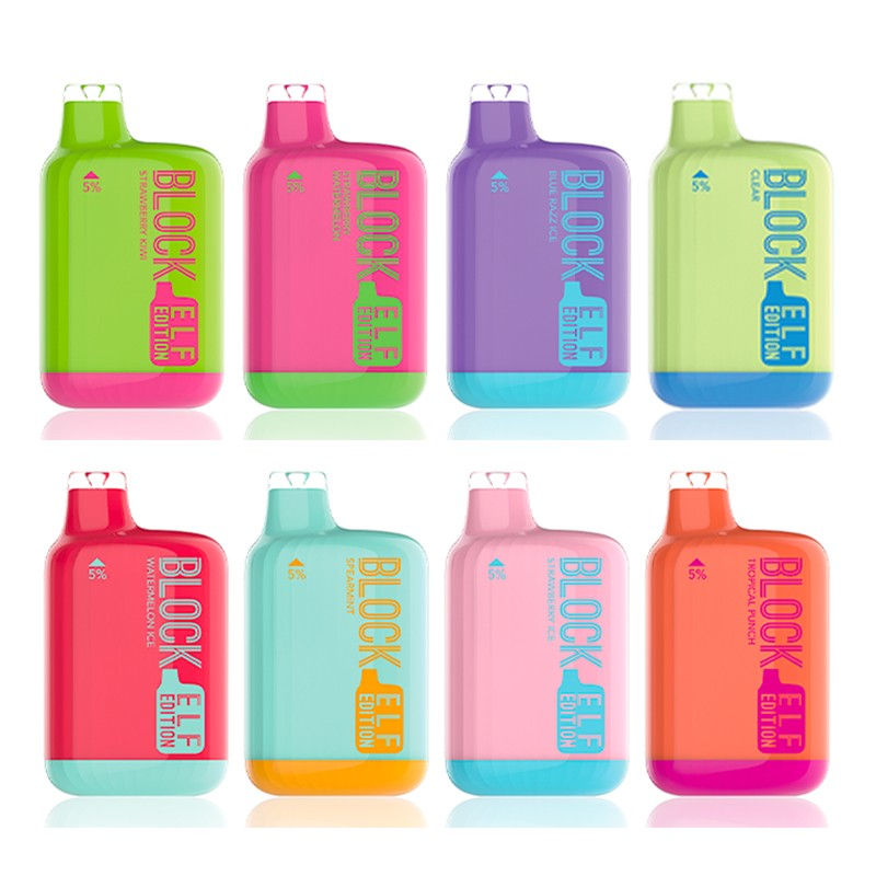 Block Elf Bar Edition 6000 Disposable Vape Kit 6000 Puffs 12ml | Elf ...