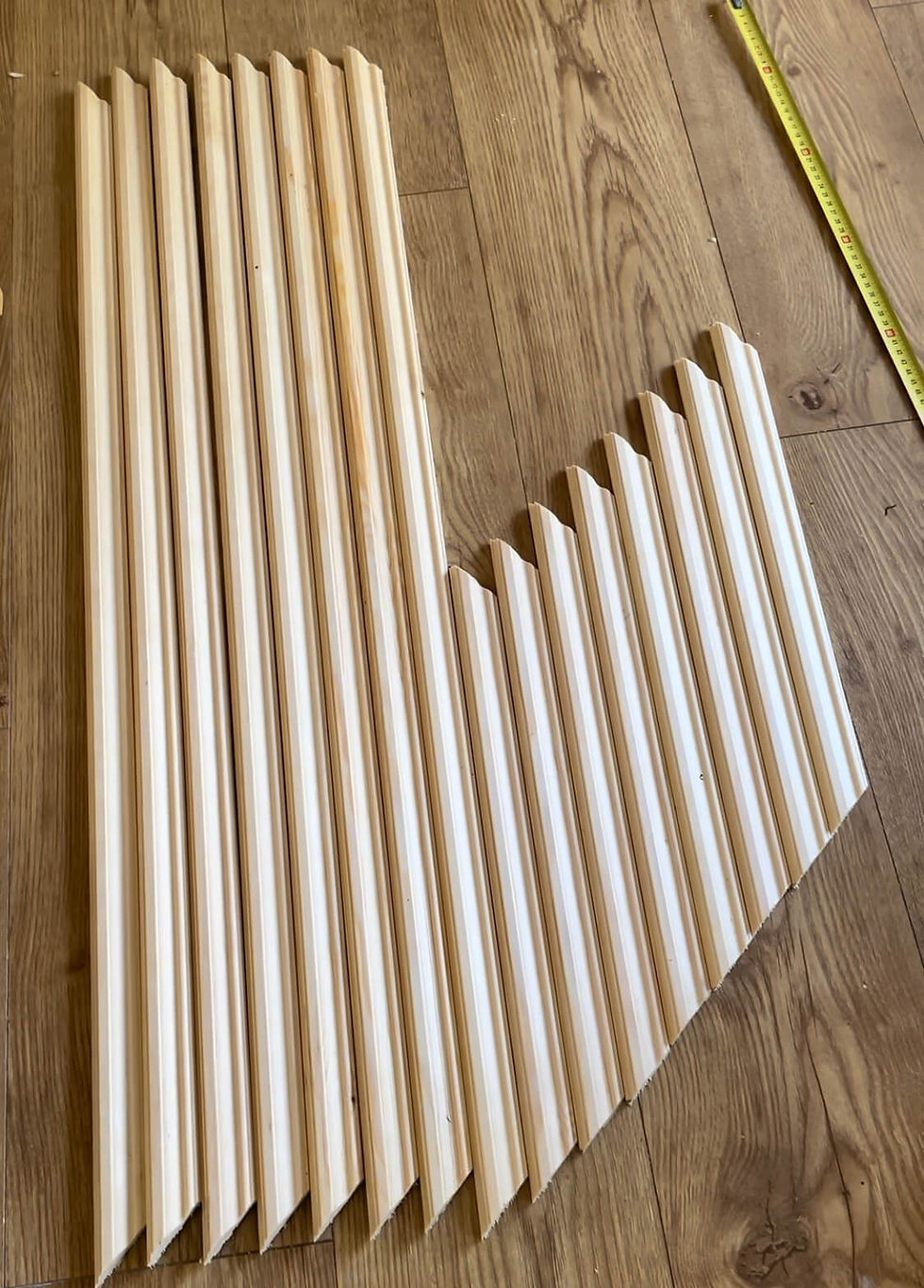 DIY panel moulding: a timber wall panelling tutorial