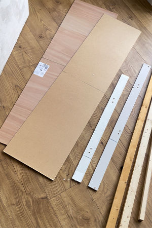 DIY display plinth for interior styling