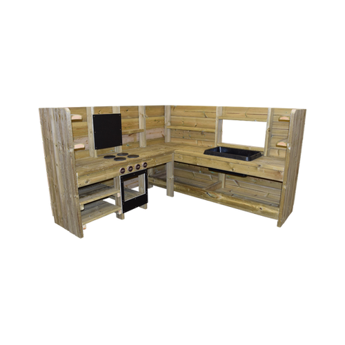 Messy Corner Mud Kitchen | Signet Play| From £845