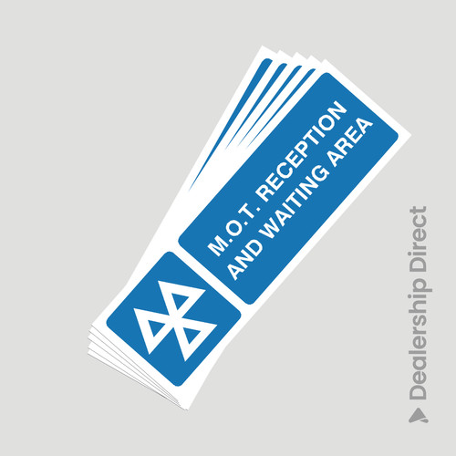 MOT Reception & Waiting (5 Pack) | Dealership Direct