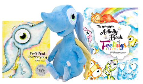 Don't Feed The WorryBug + Wince Plush + Activity Book | WorryWoos.com