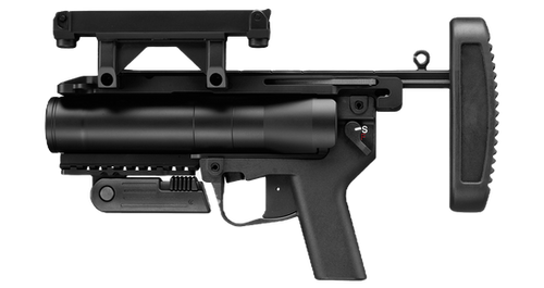 The M320A1 draws inspiration from the real-life M320 grenade launcher ...