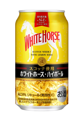 KIRIN WHITE HORSE HIGHBALL 24x350ml | Strong Zero Drinks