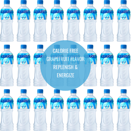 AQUARIUS 50cl (24x500ml) | Strong Zero Drinks