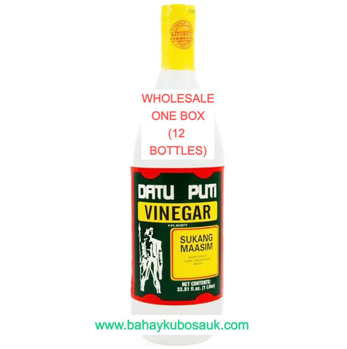 WHOLESALE Datu Puti Vinegar 1L 1 box (12 bottles) | Bahay Kubo sa UK