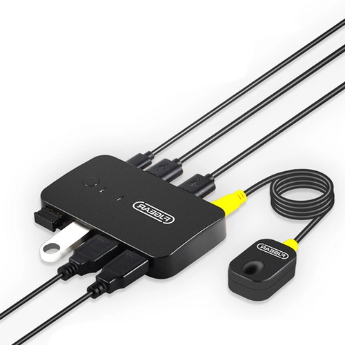 Conmutador USB KVM 2 En 4 Conmutador USB 2,0 Para Windows 10 | ELECTROTECNO