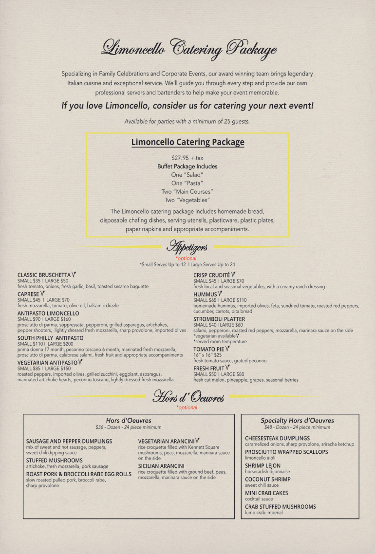 FULL PACKAGE | Limoncello