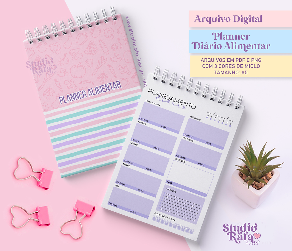 PLANNER DIÁRIO | Studio Rafa Design