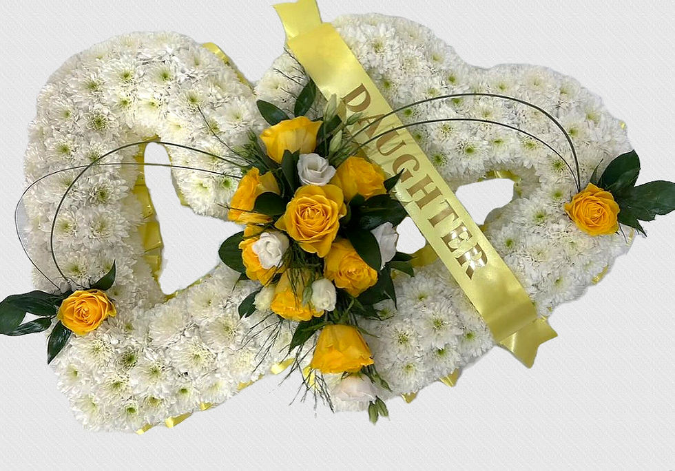 Double Open Heart with Corsage | Primrose & Poppies