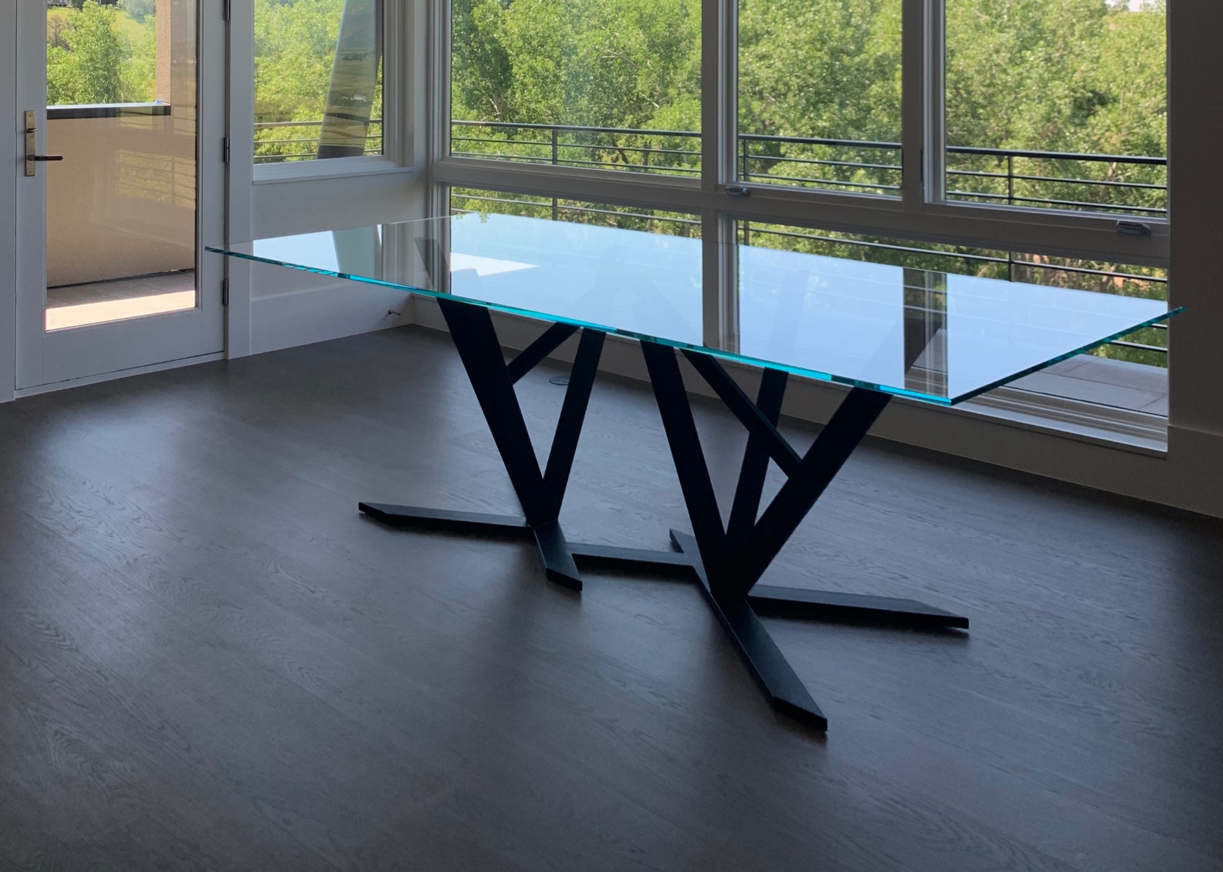 Design and Build a Custom Steel Dining Table