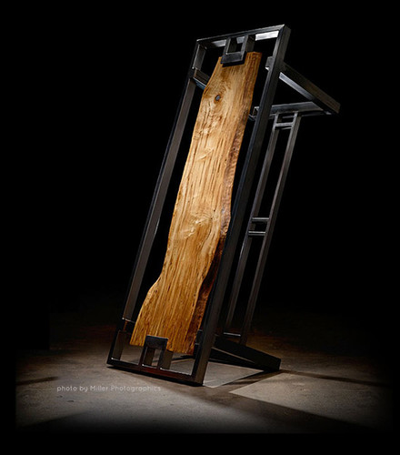 Ambrosia Maple Slab Conference Table | Where Wood Meets Steel