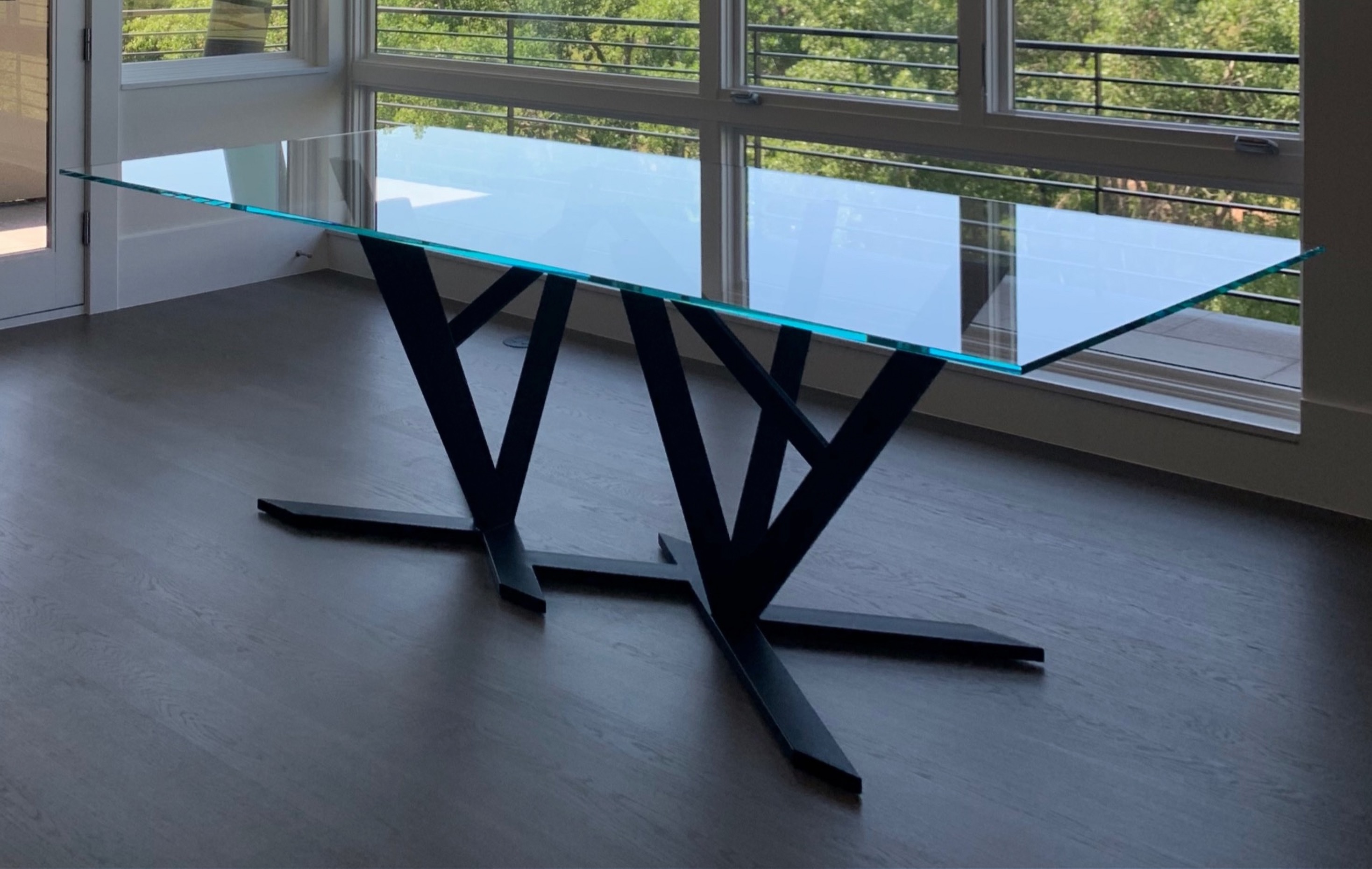 Design and Build a Custom Steel Dining Table