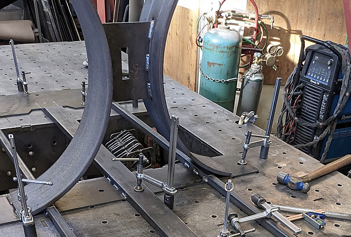 Design and Build a Custom Steel Dining Table