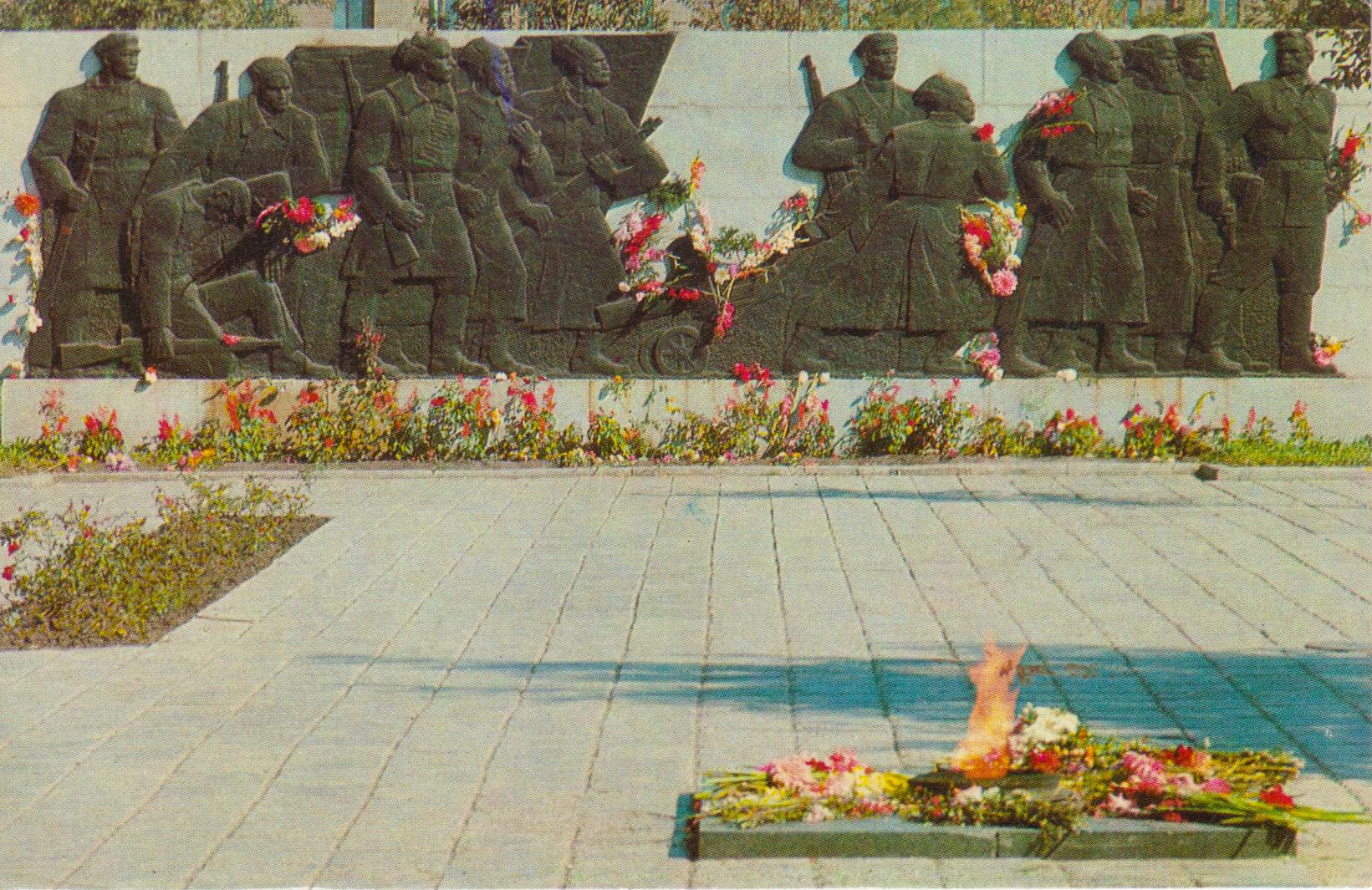 Omsk: A fragment of the memorial complex “Fighters who fell for Soviet ...