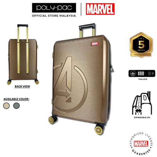 Marvel By Poly Pac 20" 26" Avengers PC Expandable Hard Case Anti-theft Zipper | Taiping Poly