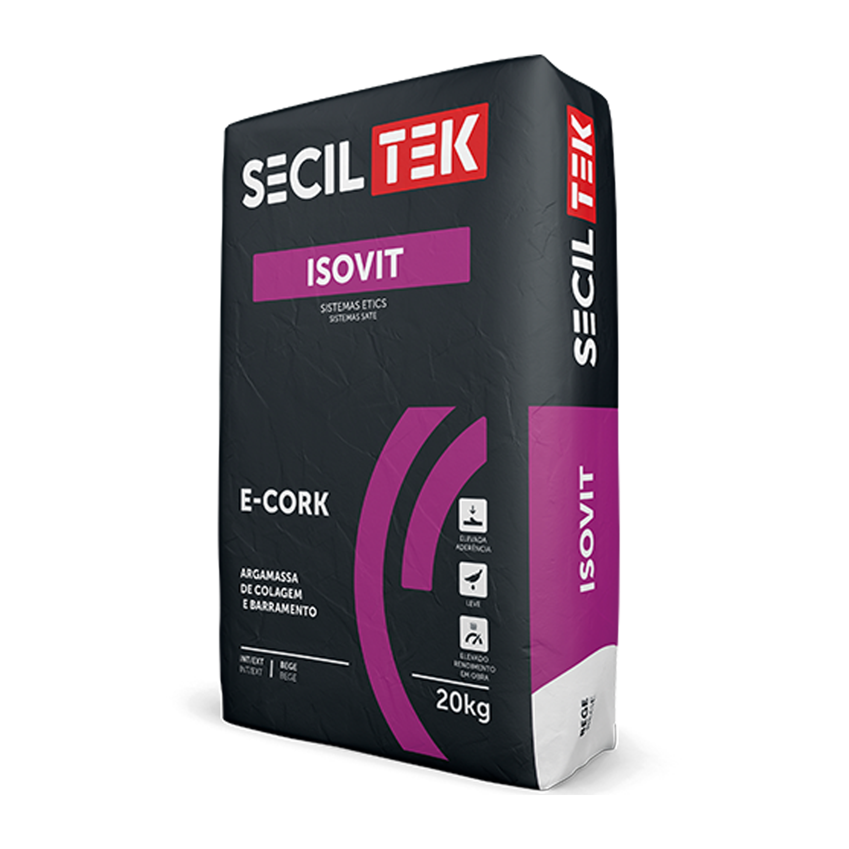 Secil Isovit E-Cork | Fixing Render - Natural Lime Products