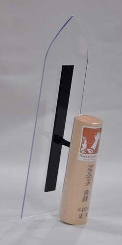 (2mm Thick) 240mm Pointed Lexan Plastic Trowel