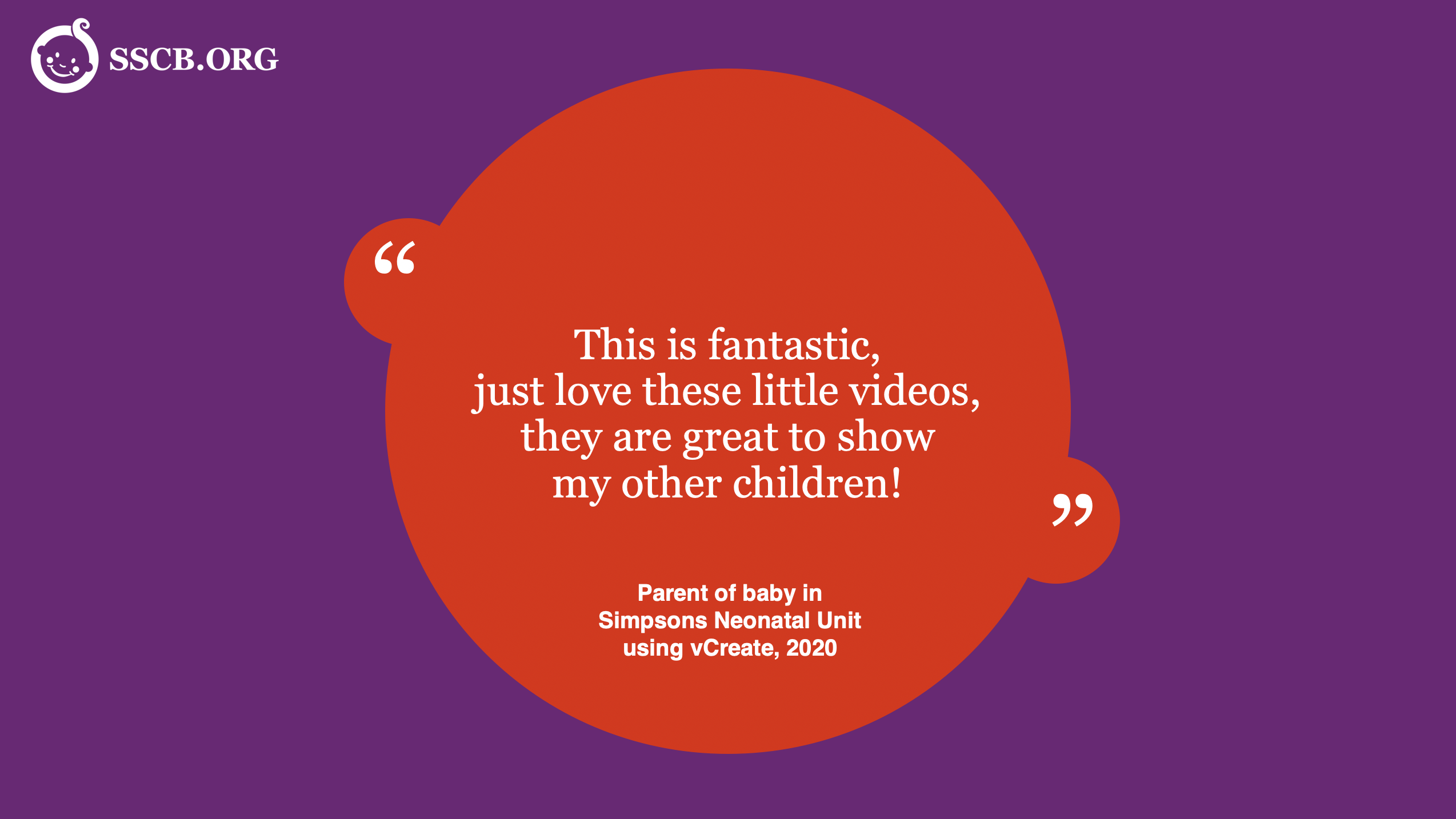 Virtually connecting parents and babies at Simpsons Neonatal Unit ...