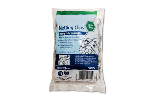 C-style netting clips (500 pack)