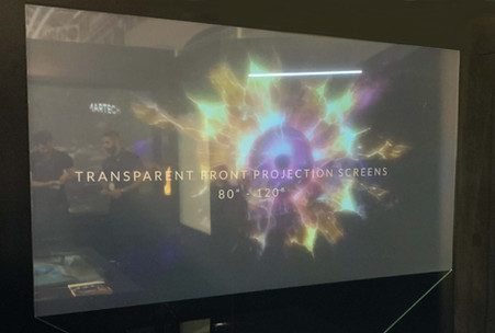 Laservision Transparent Front Projection Film | VISIONAIR-E