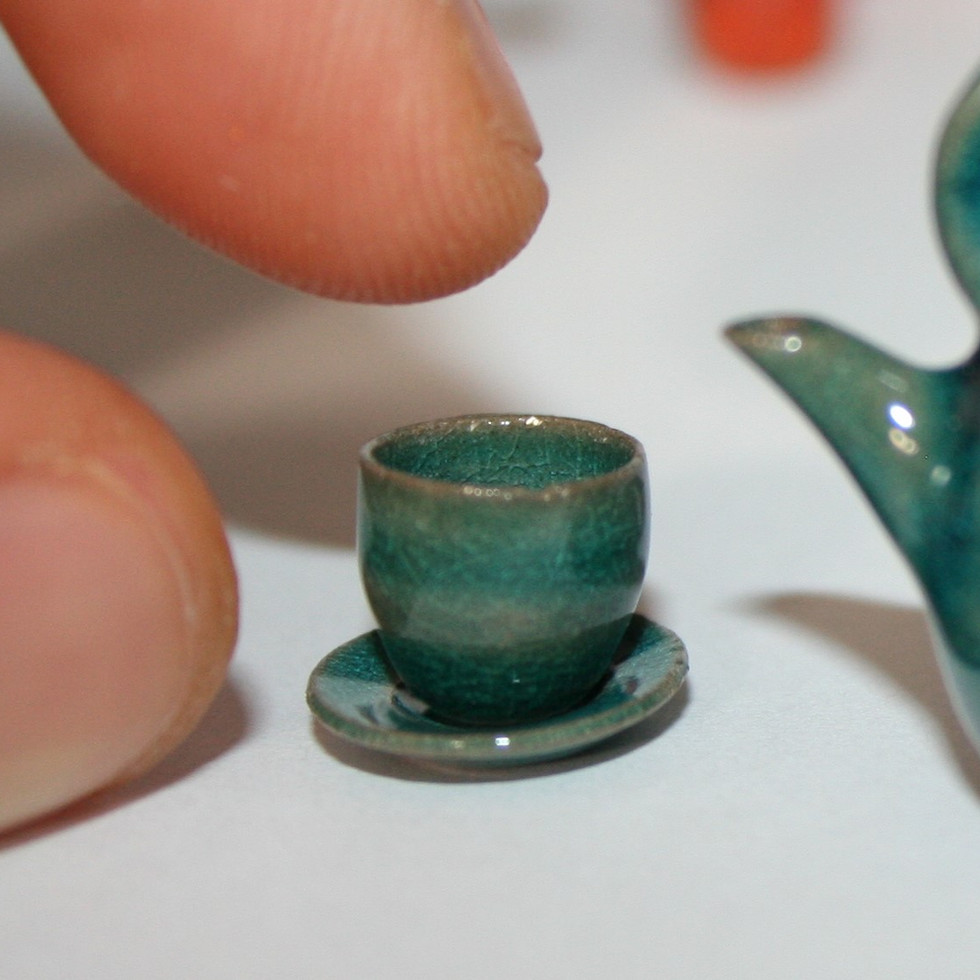 Mini Wheelthrown Ceramic Tablewares | Miniceramicsart