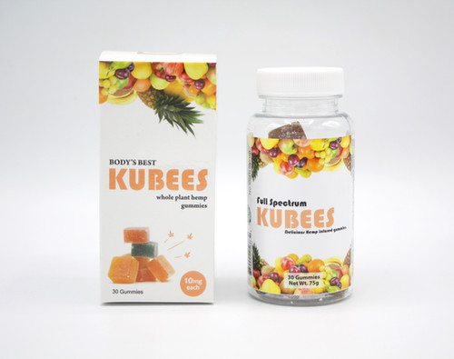 Kubee's 10 mg (Gummy Squares) | Organic CBD Gummy