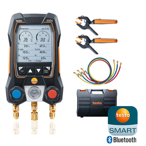 testo 550s kit Basic avec jeu de flexibles | Rue des Clims