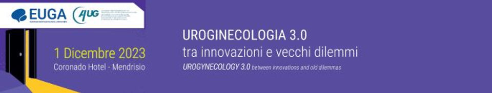 UROGYNECOLOGY 3.0 - 1 DECEMBER 2023