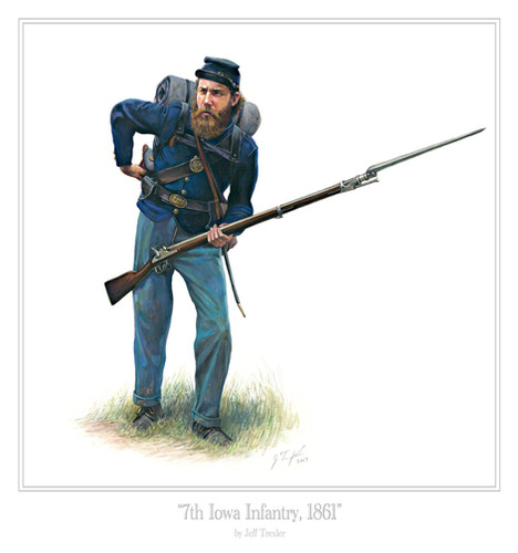 "7th Iowa Infantry, 1861" | My Site 1