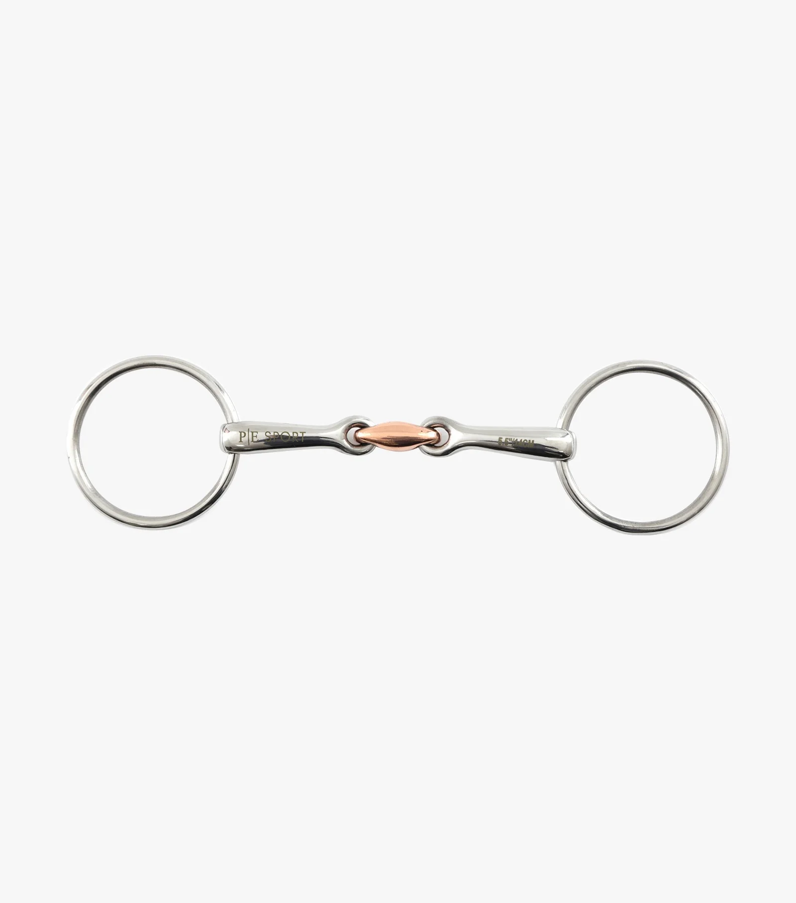 PREMIER EQUINE LOOSE RING SNAFFLE WITH COPPER LOZENGE | scsaddlery
