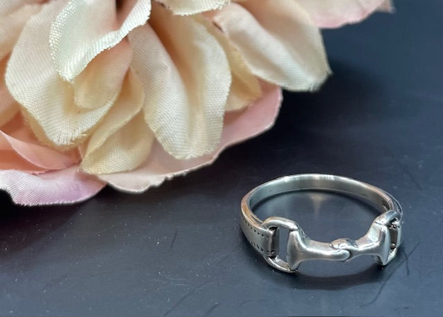 STERLING SILVER SNAFFLE BIT RING | scsaddlery