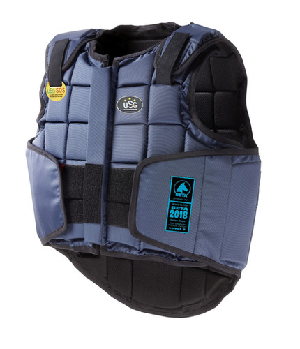 USG CHILDS FLEXI BODY PROTECTOR - NAVY | scsaddlery