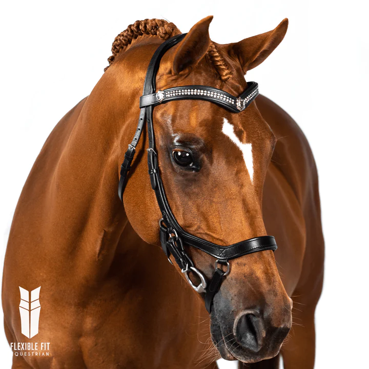 FLEXIBLE FIT PREMIUM HAVANA COMFORT BRIDLE | scsaddlery