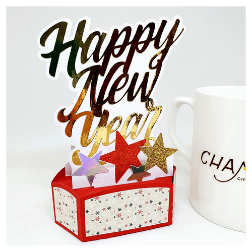 Happy New Year Pop Up Card | Chantal's Gifts
