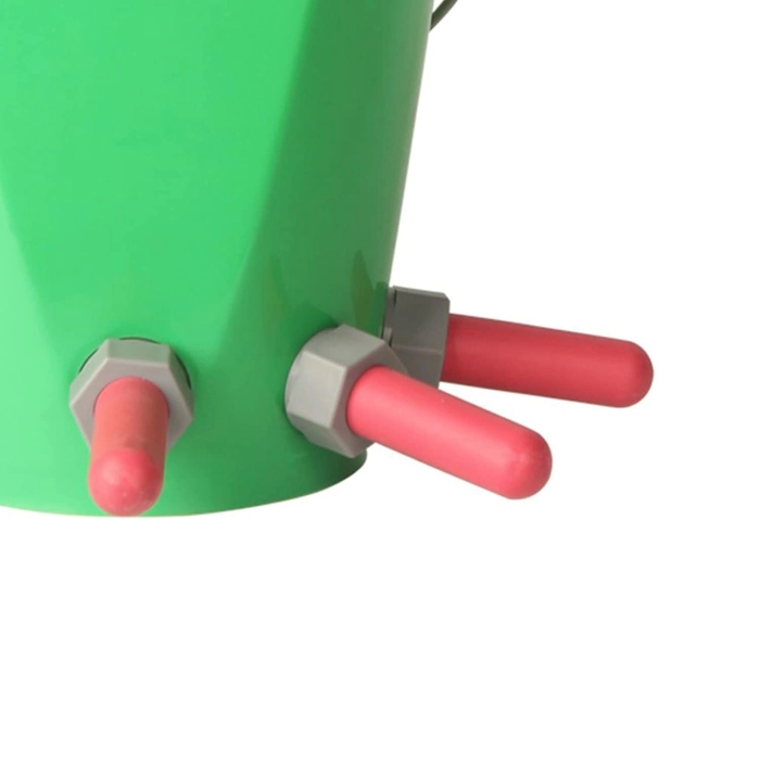 Calf Milk Feeding Bucket,5 Nipples and 8 LTR Capacity | Chimertech