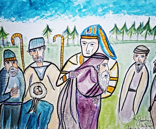 Jacob meets Joseph in Egypt | Belmont Galleries