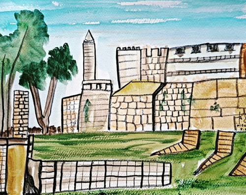 Migdal David. Side View | Belmont Galleries