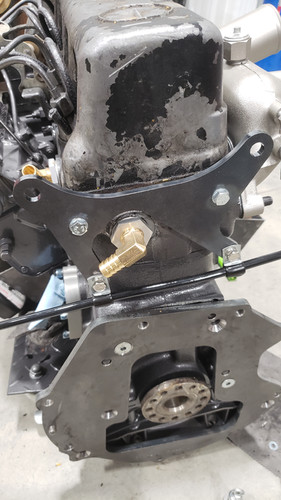 OM617 Rear Engine Hoist and Oil Line Mount | Doomsday Diesel