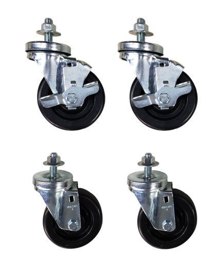 Part 1A132 - CASTERS - (set of 4; 2w/locks) | Roll-In Saw